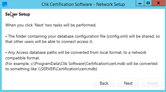 Setting Up For Network Use | NICEIC – Clik