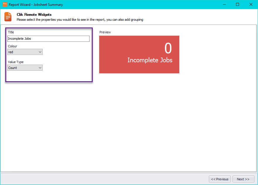 Setting Up Dashboard Widgets | CR – Clik