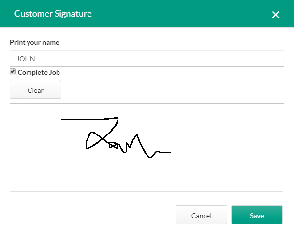 Adding Customer Signatures To Jobs | CR – Clik