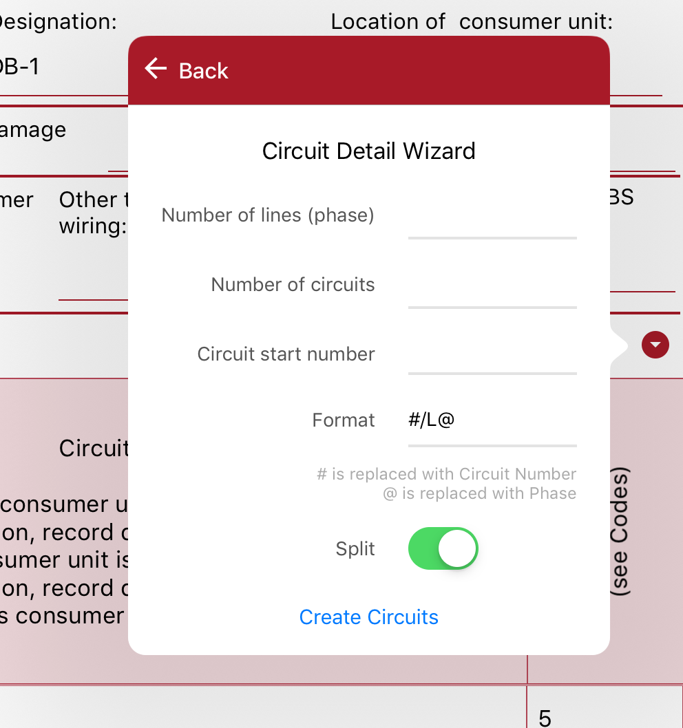 Using The Circuit Wizard | NICEIC Apps – Clik