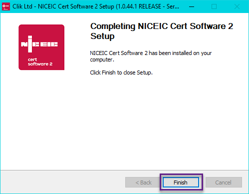 Installing The Software | NICEIC – Clik