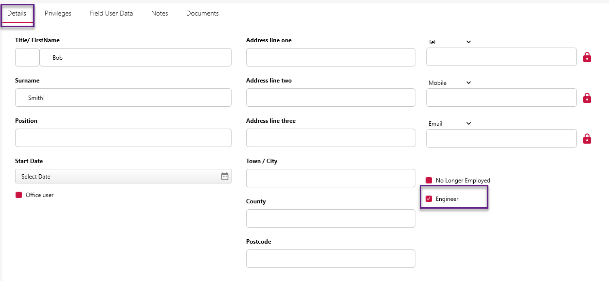 Setting Up Field Users | NICEIC – Clik