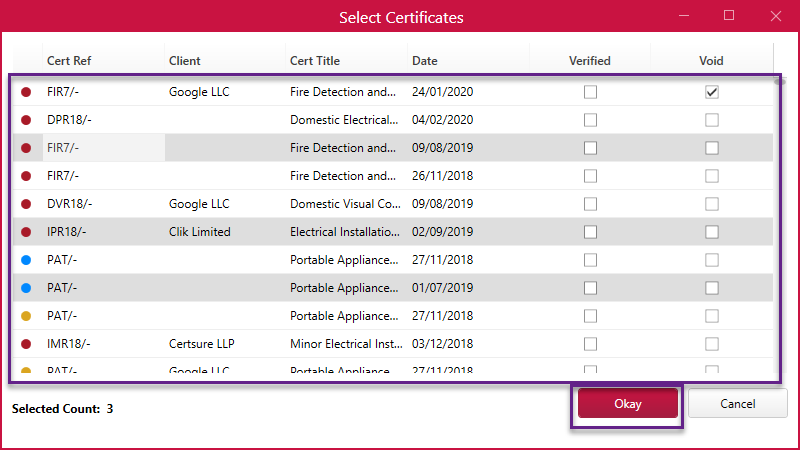 Sending Certs To Field Users | NICEIC – Clik