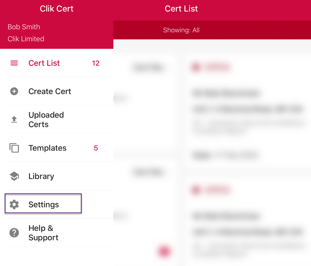 Adding Signatures To Certs | NICEIC Apps – Clik