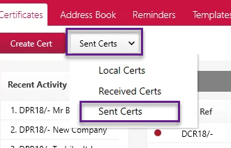 Sending Certs To Field Users | NICEIC – Clik