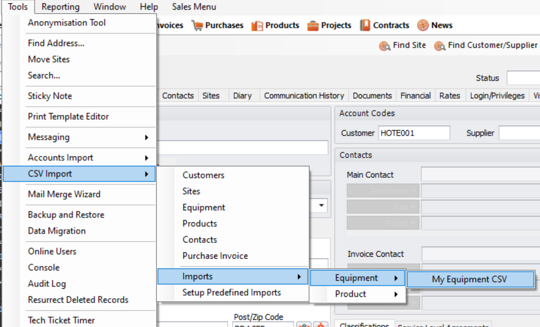 Setting Up CSV Templates - CS – Clik