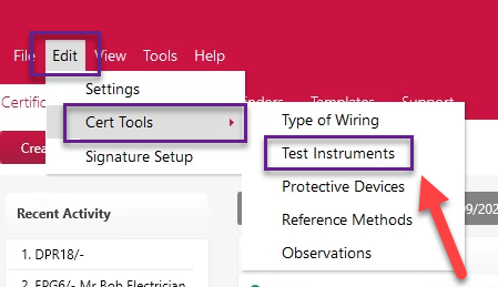 Setting Up Test Instruments | NICEIC – Clik
