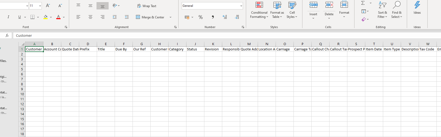 Importing Quotes Via CSV - CS – Clik
