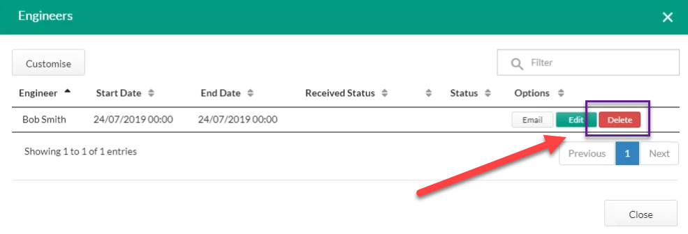 Adding & Removing Assigned Engineers | CR – Clik