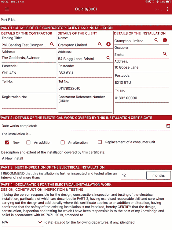 Emailing Draft Certs | NICEIC Apps – Clik