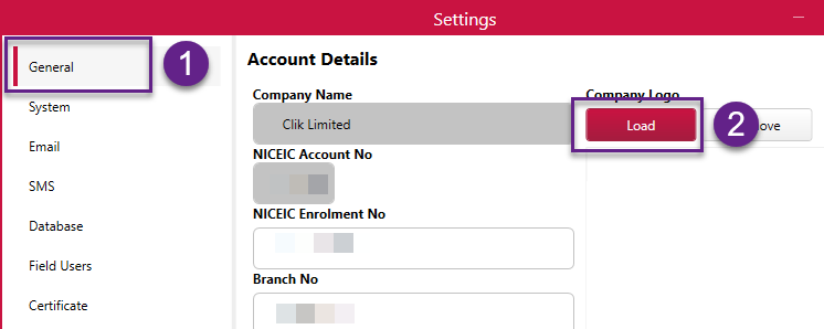 Adding A Company Logo | NICEIC – Clik