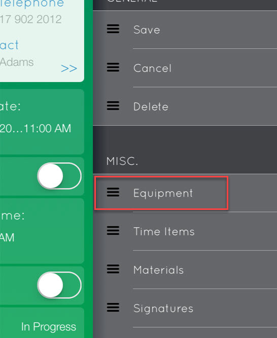 Adding Equipment To Job Sheets | CJ – Clik