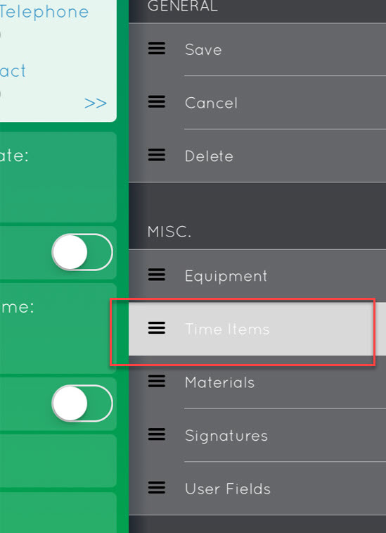 Add Time Items To Job Sheets | CJ – Clik