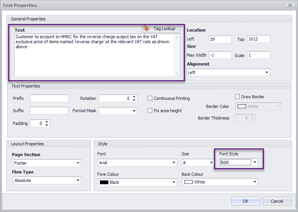 Editing Invoice Templates For Domestic Reverse Charge - CS – Clik