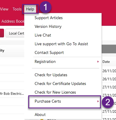 Purchasing Certs | NICEIC – Clik