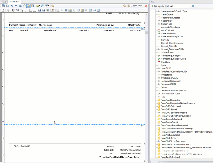 Editing Invoice Templates For Domestic Reverse Charge - CS – Clik