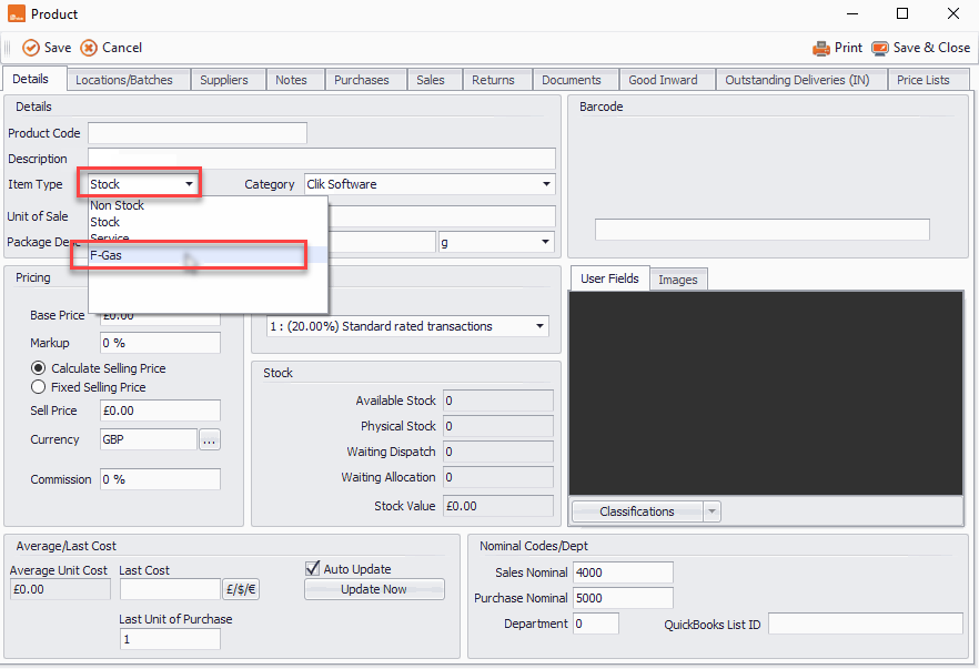 Raise A PO For Refrigerant And Book It - CS – Clik