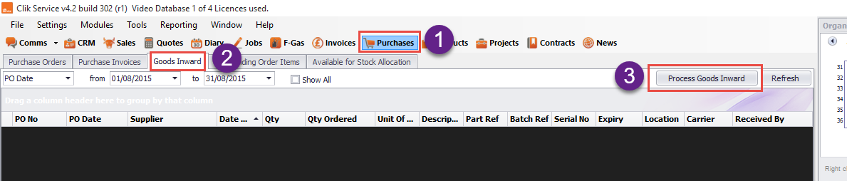 Raise A PO For Refrigerant And Book It - CS – Clik