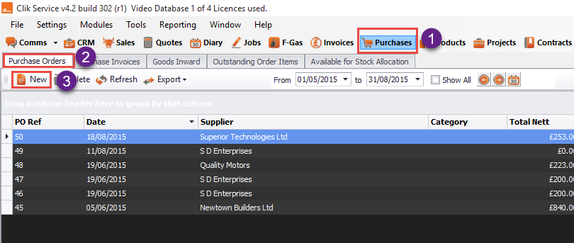 Raising F-Gas POs For Refrigerants - CS – Clik