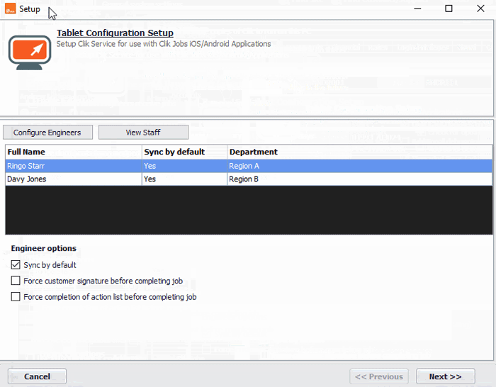 Setup Wizard | CJ – Clik