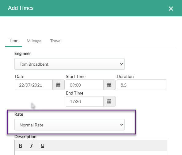 Ordering Rate Labels | CR – Clik