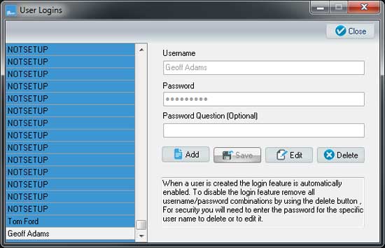 Set Up Users - CG – Clik