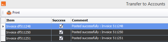 Batch Posting Sales Invoices To Sage - CS – Clik