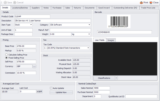 The Products Module - CS – Clik