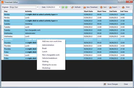 Using Timesheets - CS – Clik
