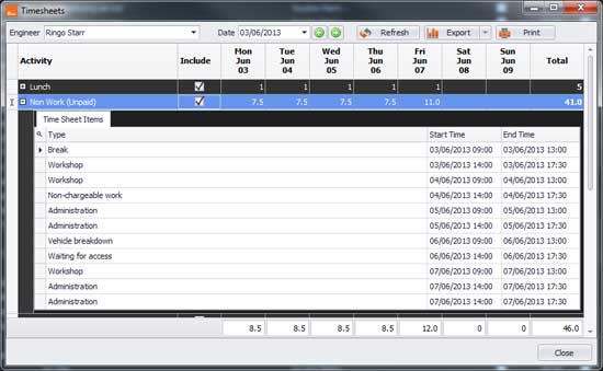Using Timesheets - CS – Clik